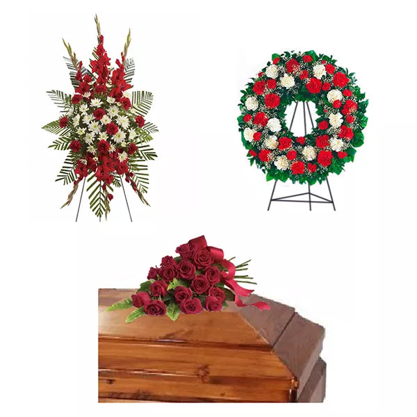Buy Pure Devotion Funeral Flower Package in Bathurst | LOasis Florist